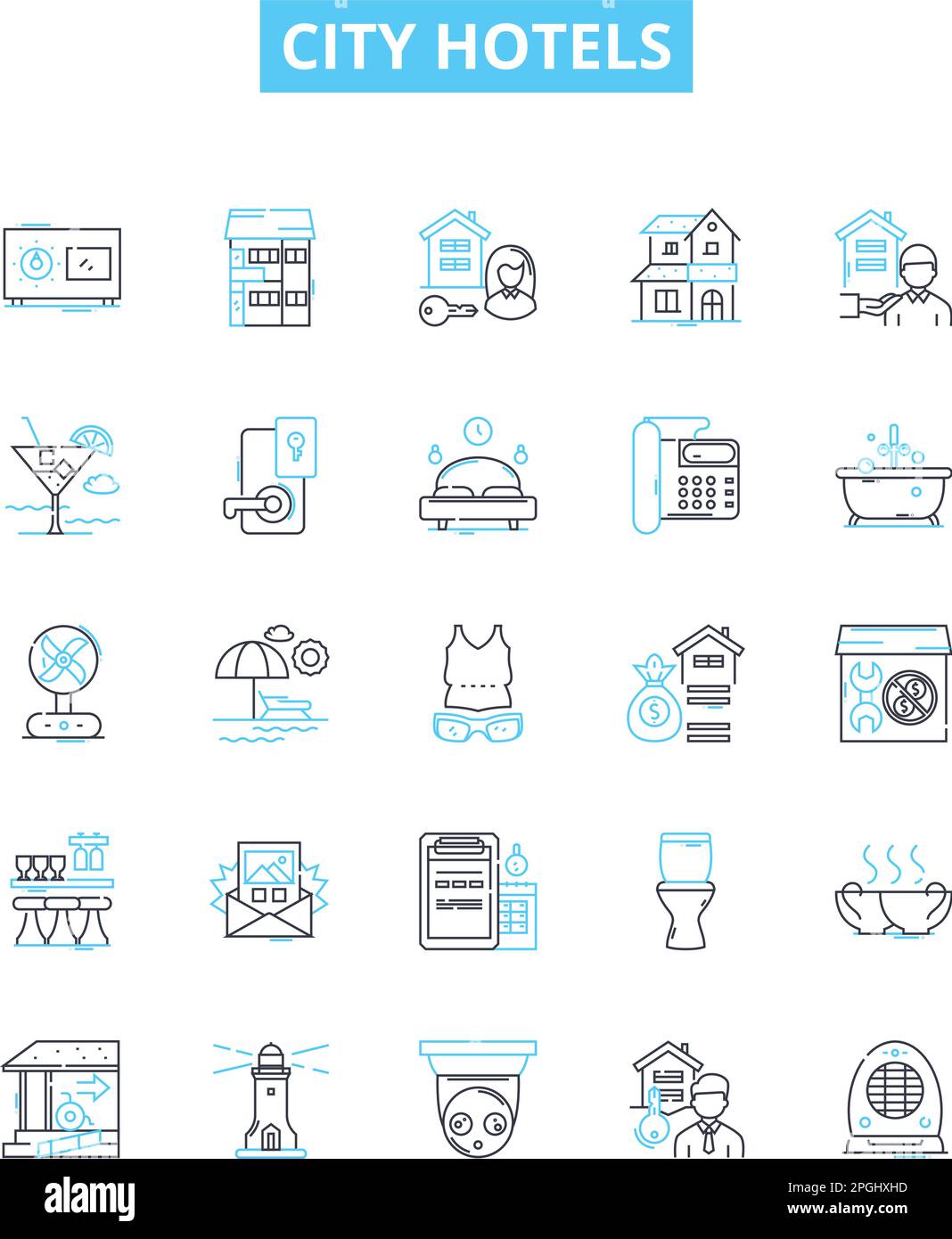 Urban accommodations Stock Vector Images - Alamy