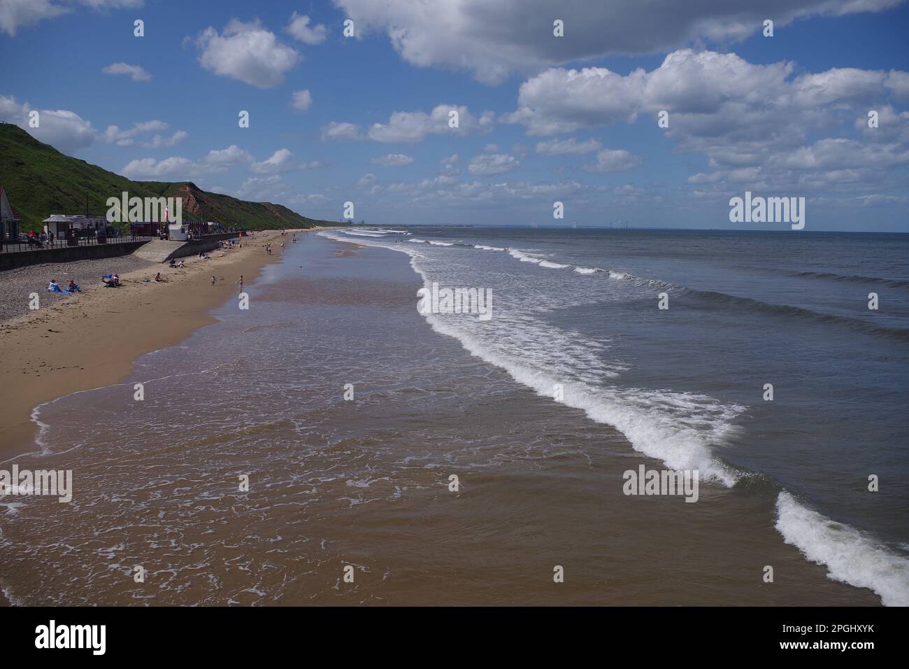 Saltburn by the sea redcar and cleveland england hi-res stock ...