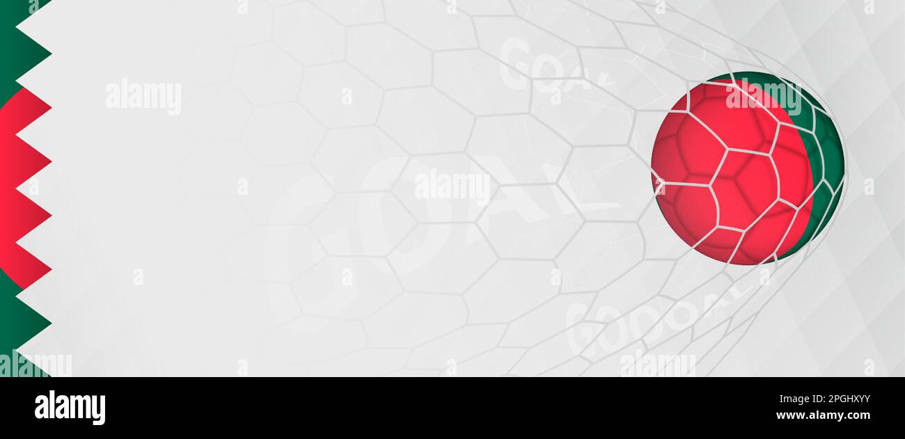 Banner design of a football ball with flag of Bangladesh in football ...