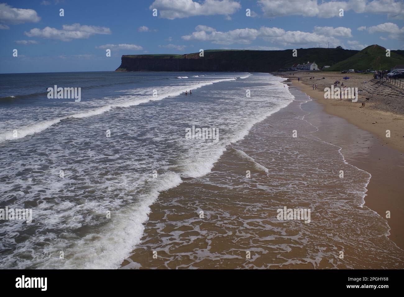 Coast of Saltburn-by-the-sea Stock Photo - Alamy