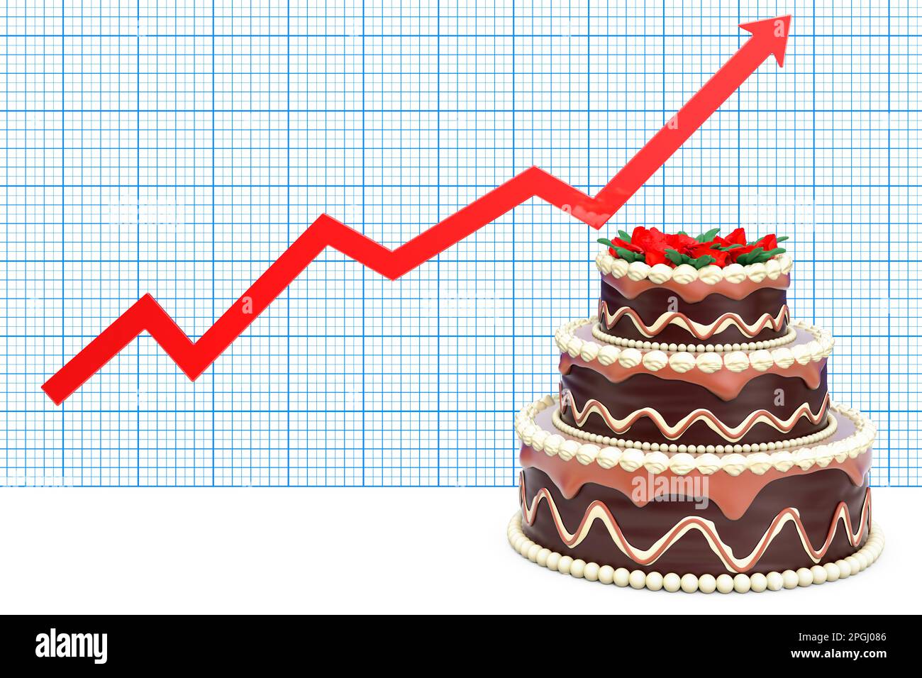 Pie chart cake hi-res stock photography and images - Alamy