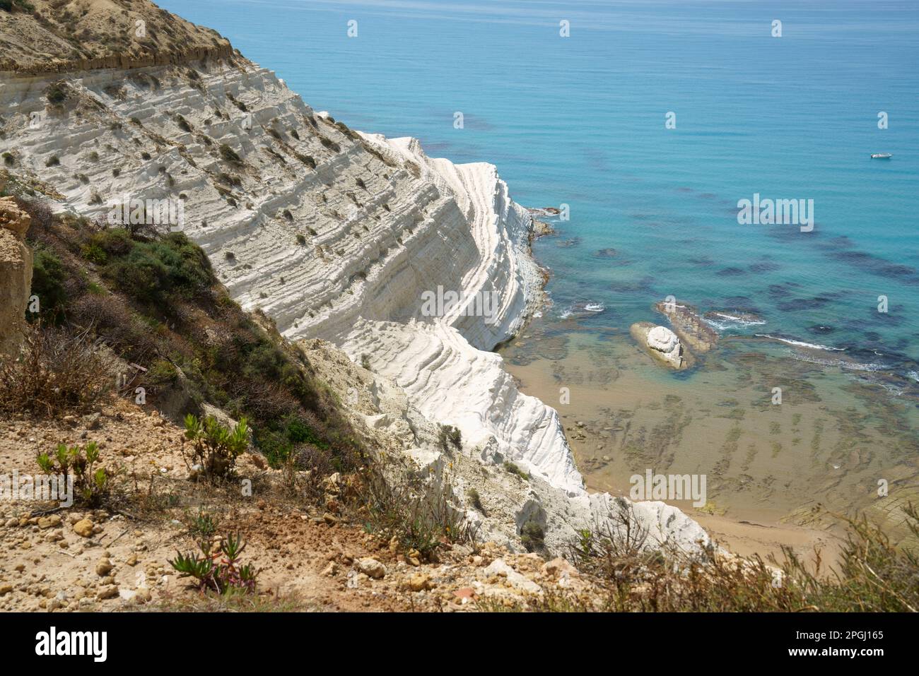 Scala dei Turchi (Stair of the Turks or Turkish Steps) is a beautiful ...