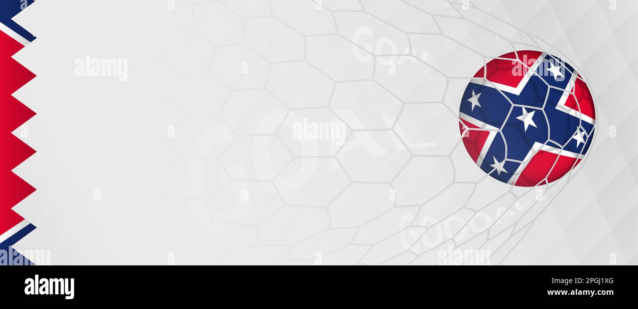 Banner design of a football ball with flag of Confederate in football ...