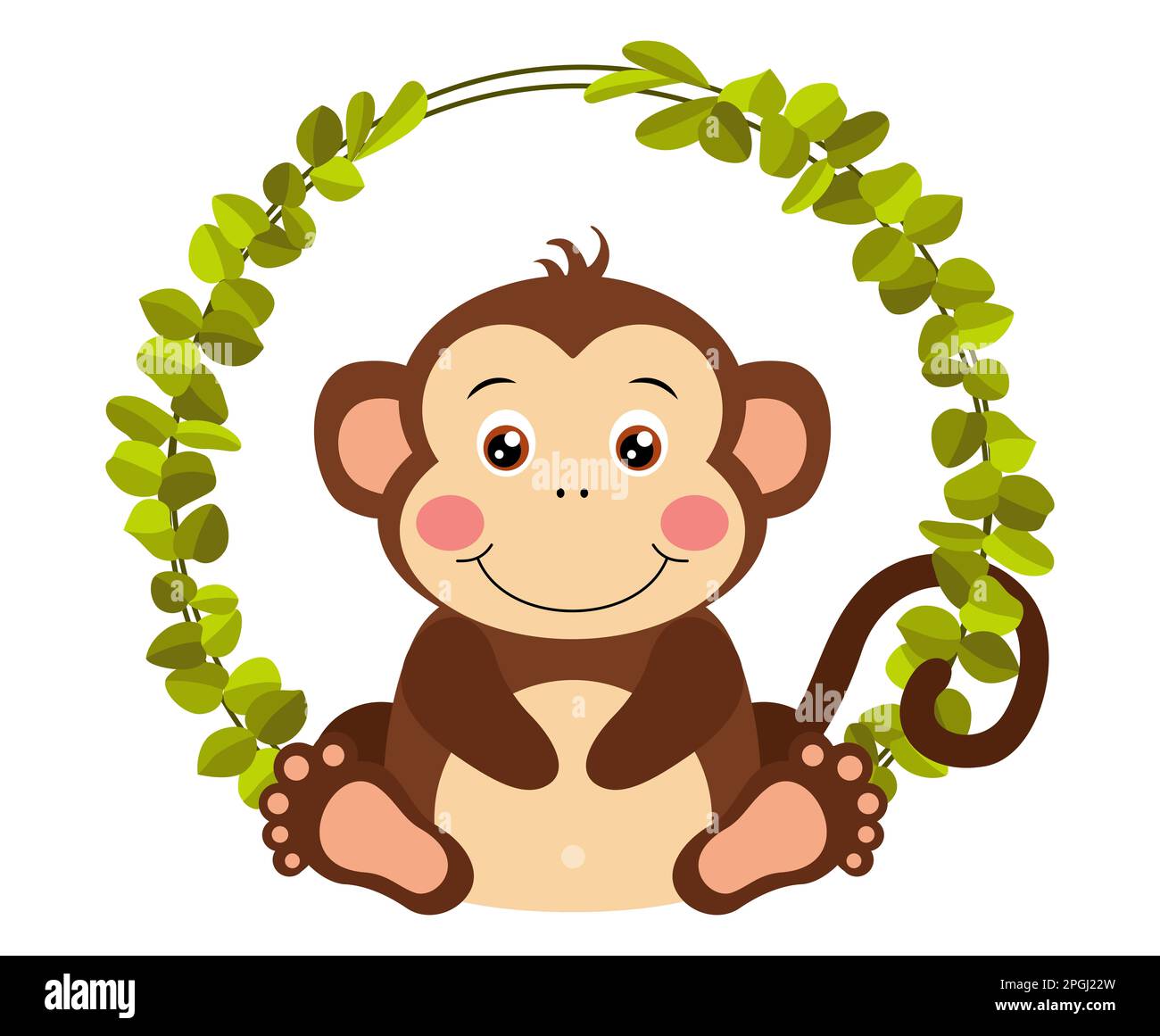 Monkey Clip Art Cute