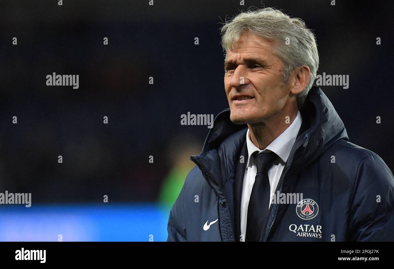 Gerard Precheur of Paris Saint Germain in action during the UEFA Women ...