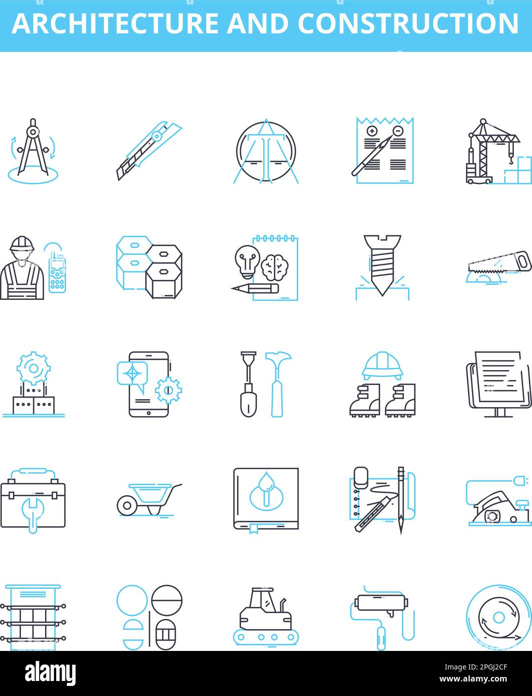 Architecture and construction vector line icons set. Architecture ... Architecture and construction vector line icons set. Architecture ...