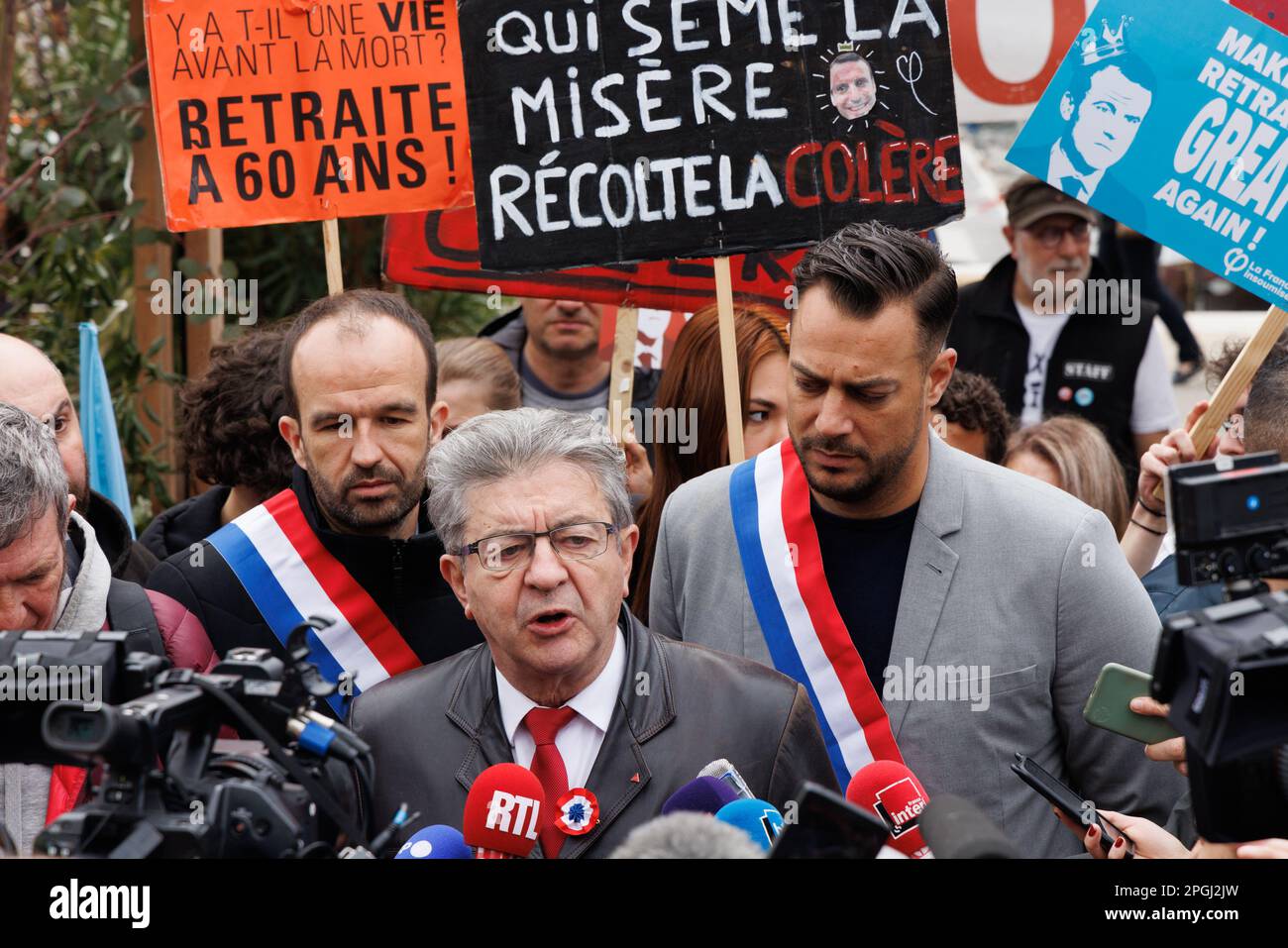 Jean luc melenchon le port hi-res stock photography and images - Alamy