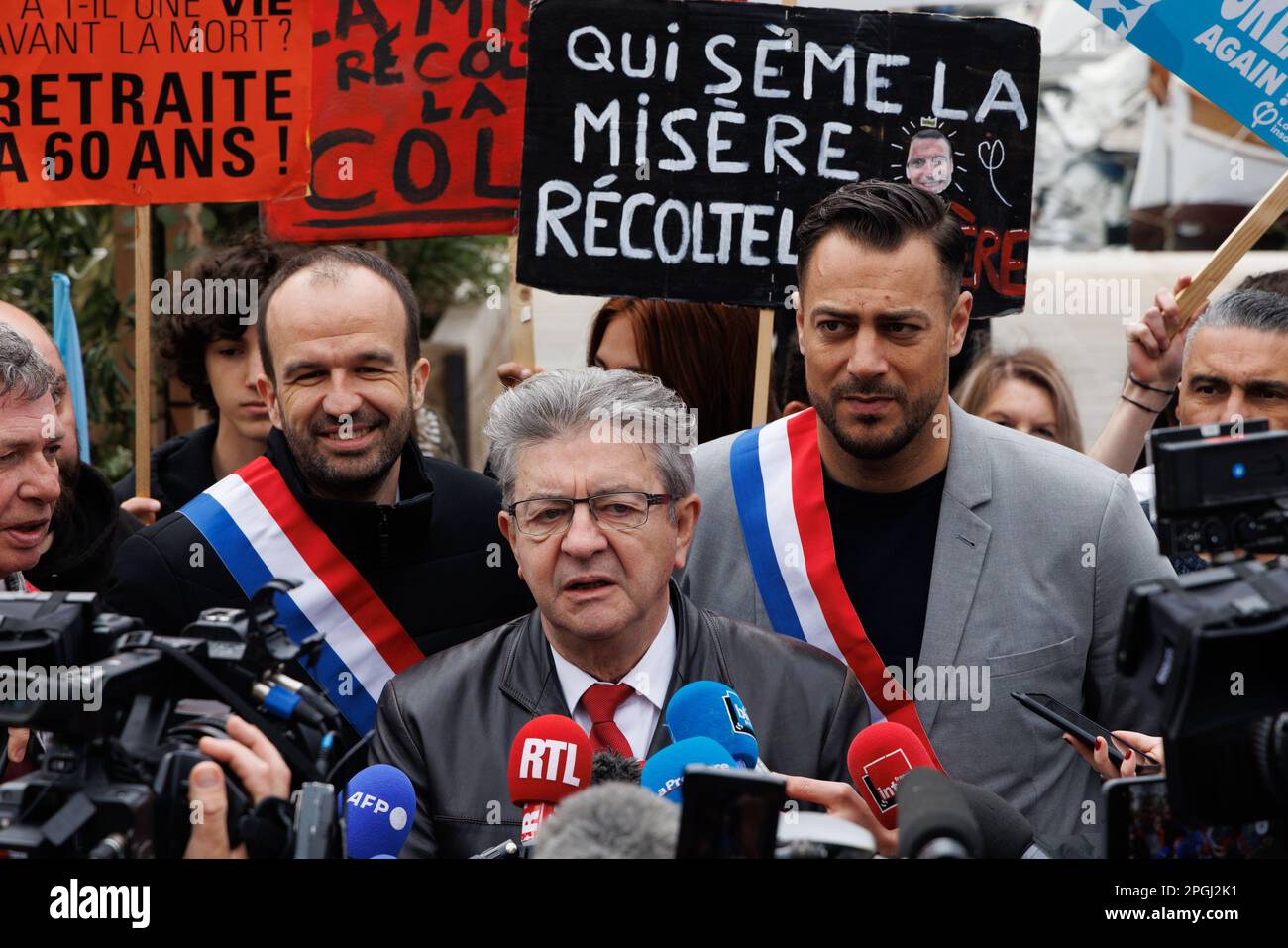 Jean luc melenchon le port hi-res stock photography and images - Alamy