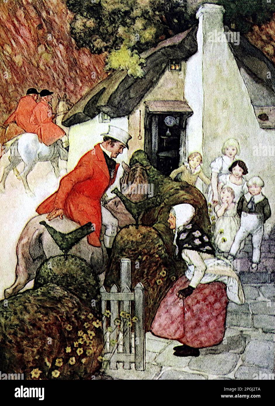 When She Saw Sir John She Curtsied, from The Water Babies by Charles ...