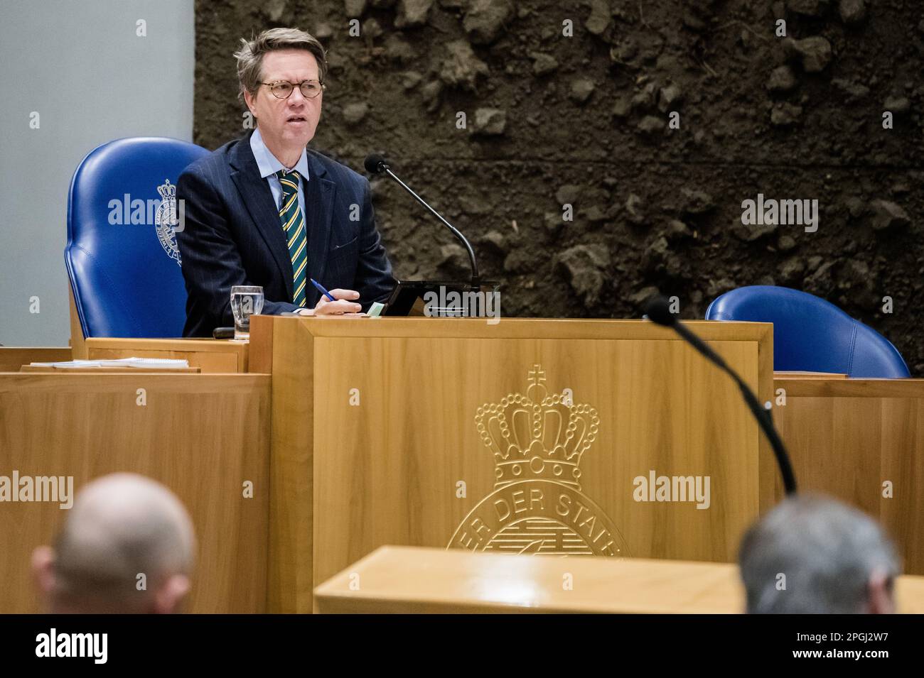 THE HAGUE - Deputy Chamber President Martin Bosma (PVV) during a debate ...