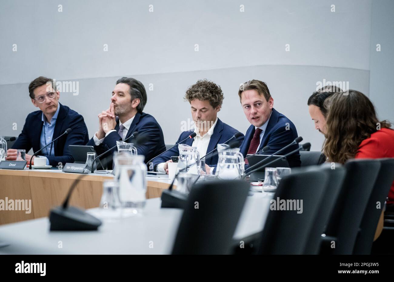 THE HAGUE - (VLNR) Joost Eerdmans (JA21), Nico Drost (Christenunie ...