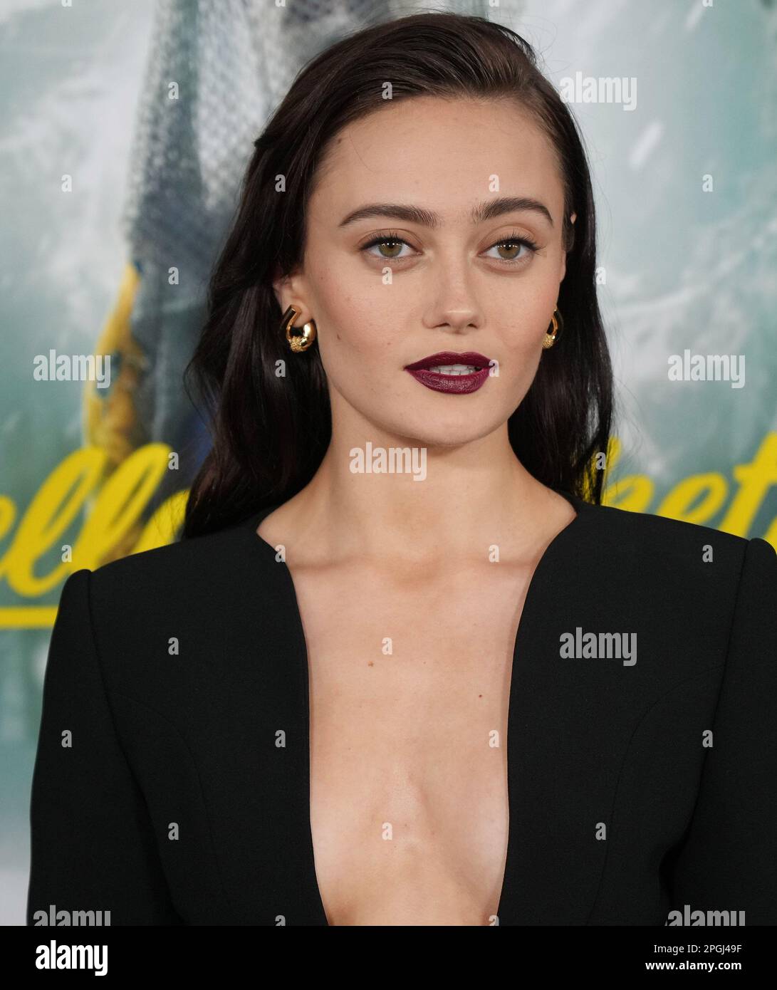 Ella Purnell arrives at the Showtime's YELLOWJACKETS Season 2 World Premiere held at the TCL ...