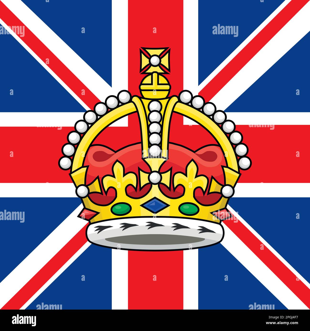 King charles coronation emblem hi-res stock photography and images - Alamy