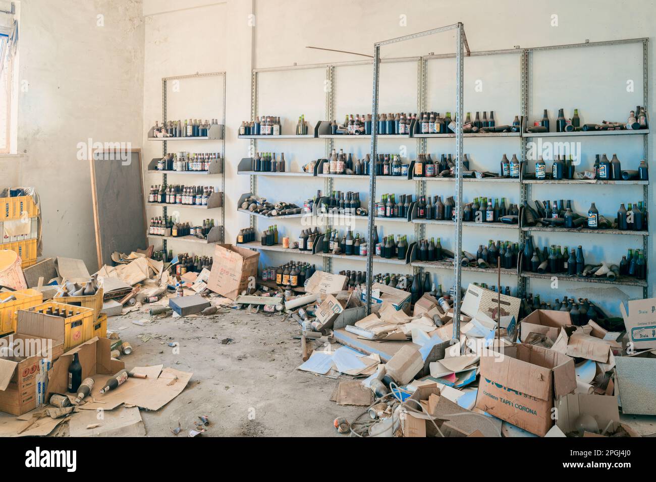a factory of the peroni beer brand abandoned and no longer in use Stock ...