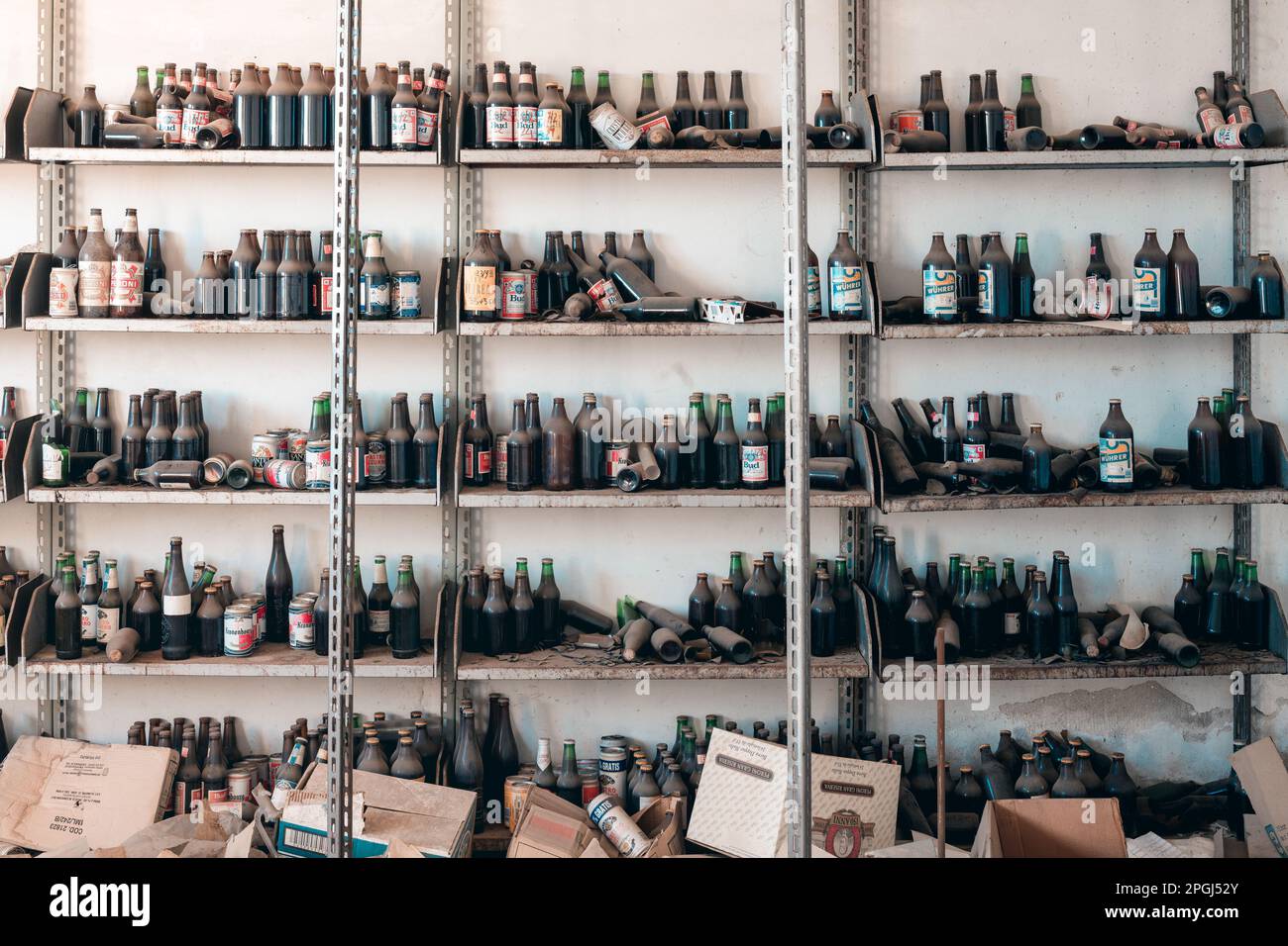 a factory of the peroni beer brand abandoned and no longer in use Stock ...