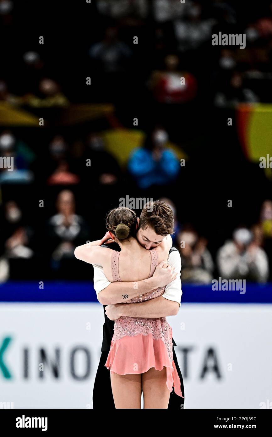 Saitama, Japan. 23rd Mar, 2023. Brooke MCINTOSH & Benjamin MIMAR (CAN ...