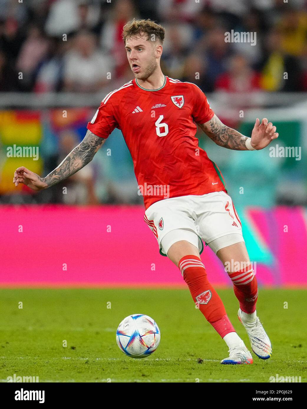 File photo dated 29-11-2022 of Wales' Joe Rodon. Joe Low hopes to make ...