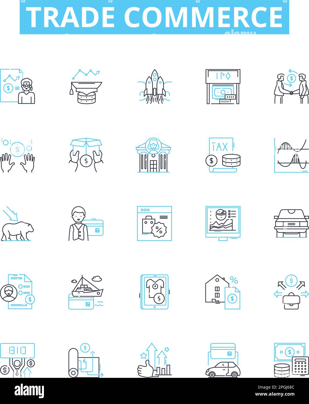 Goods trade agreement Stock Vector Images - Alamy