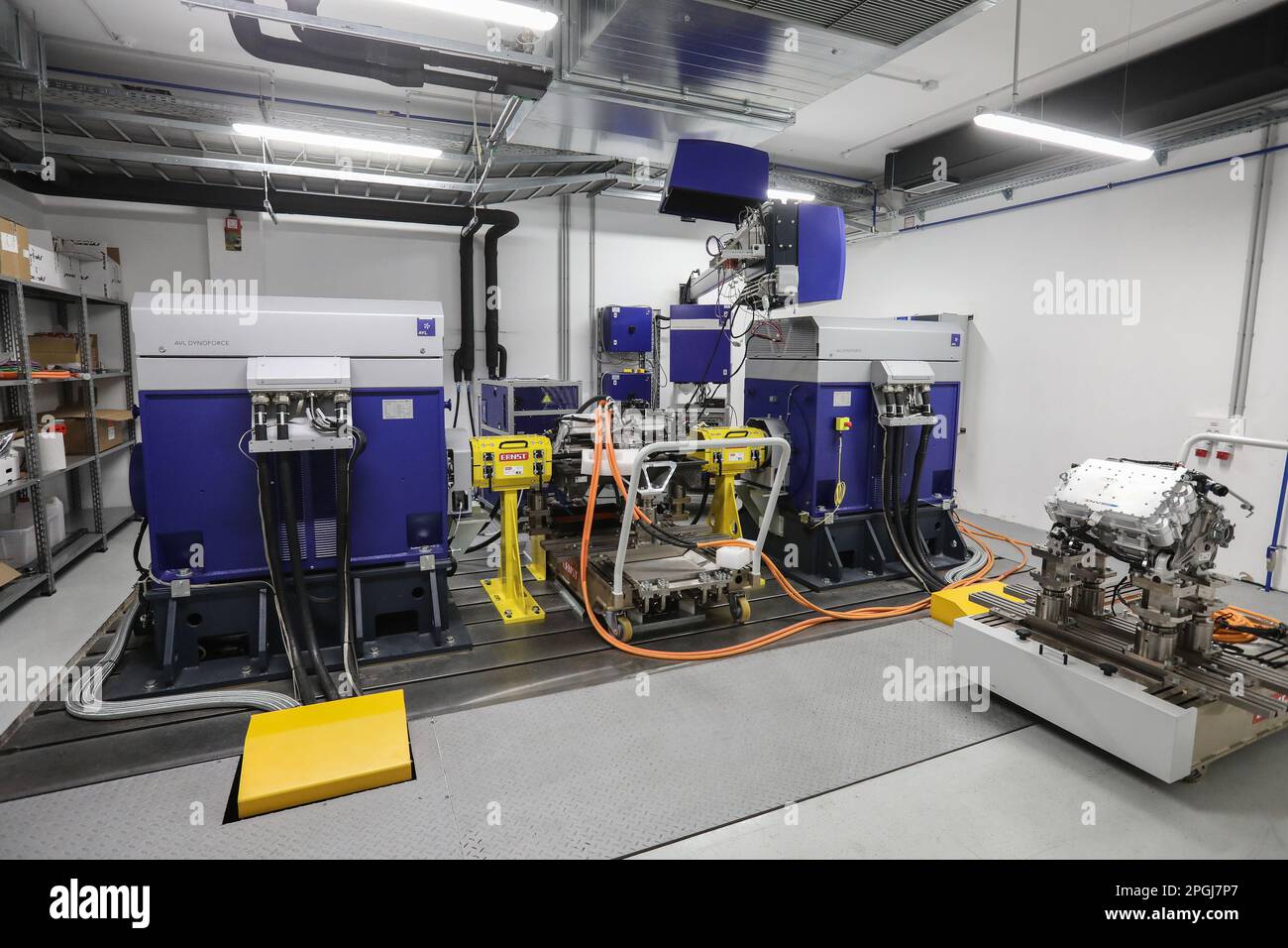 Assembly line producing Electric Hyper car Rimac Nevera is pictured at ...