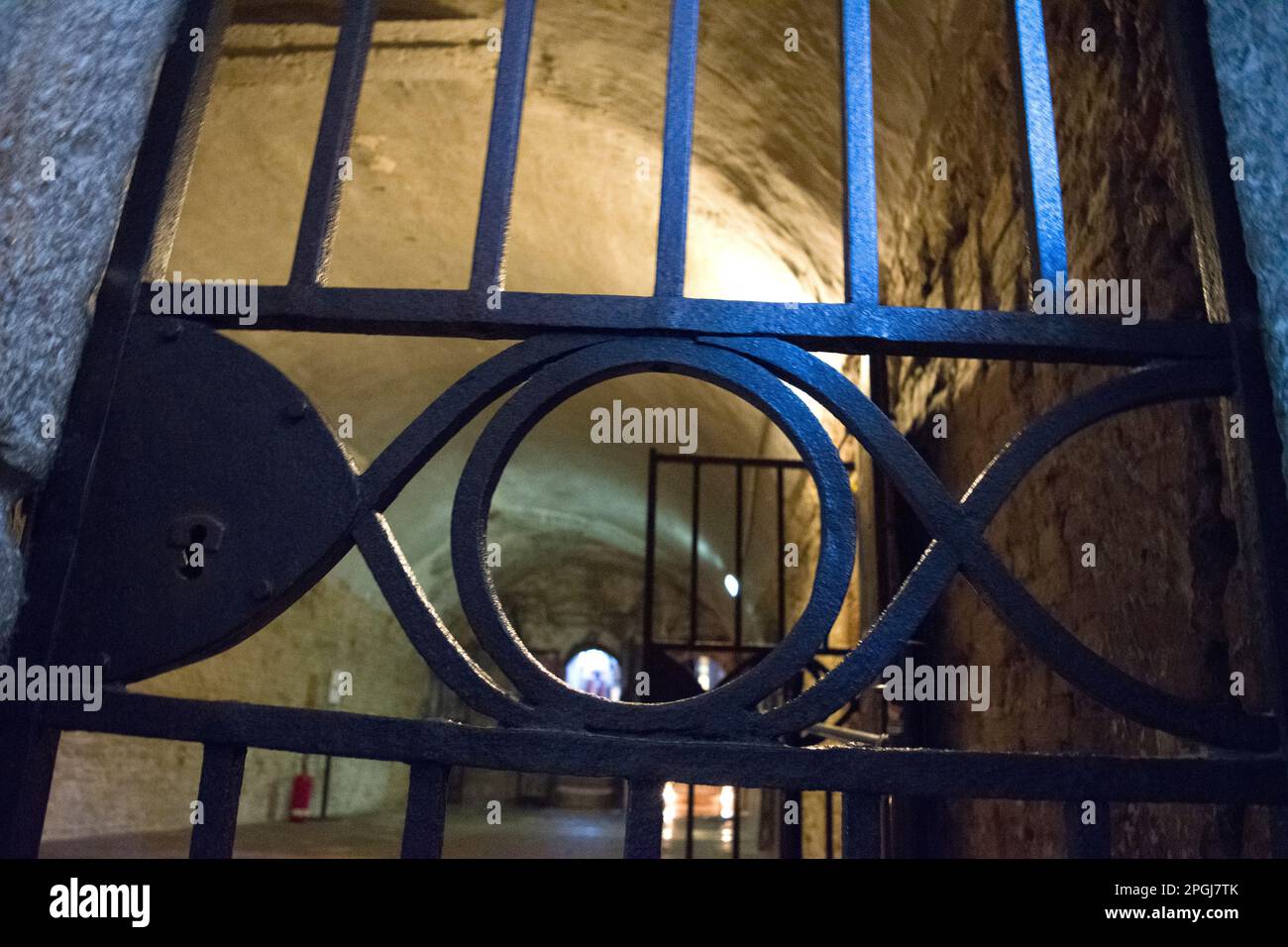 The Old Prisons located inside the Doge’s Palace, Venice, Italy ...