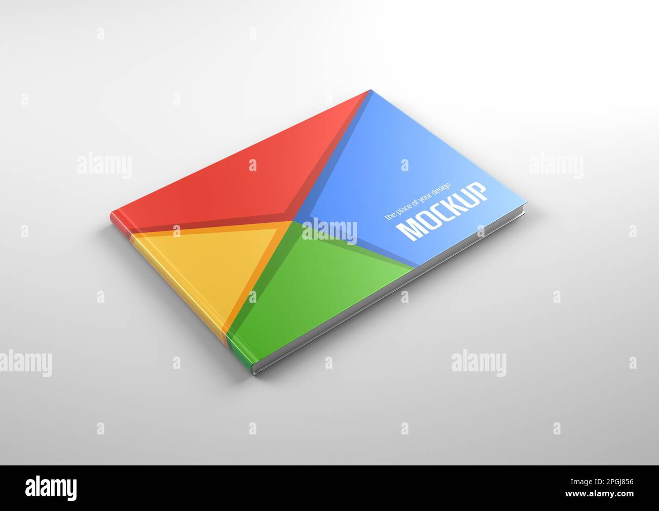 Brochure Book Mockup 3D Rendering Stock Photo - Alamy