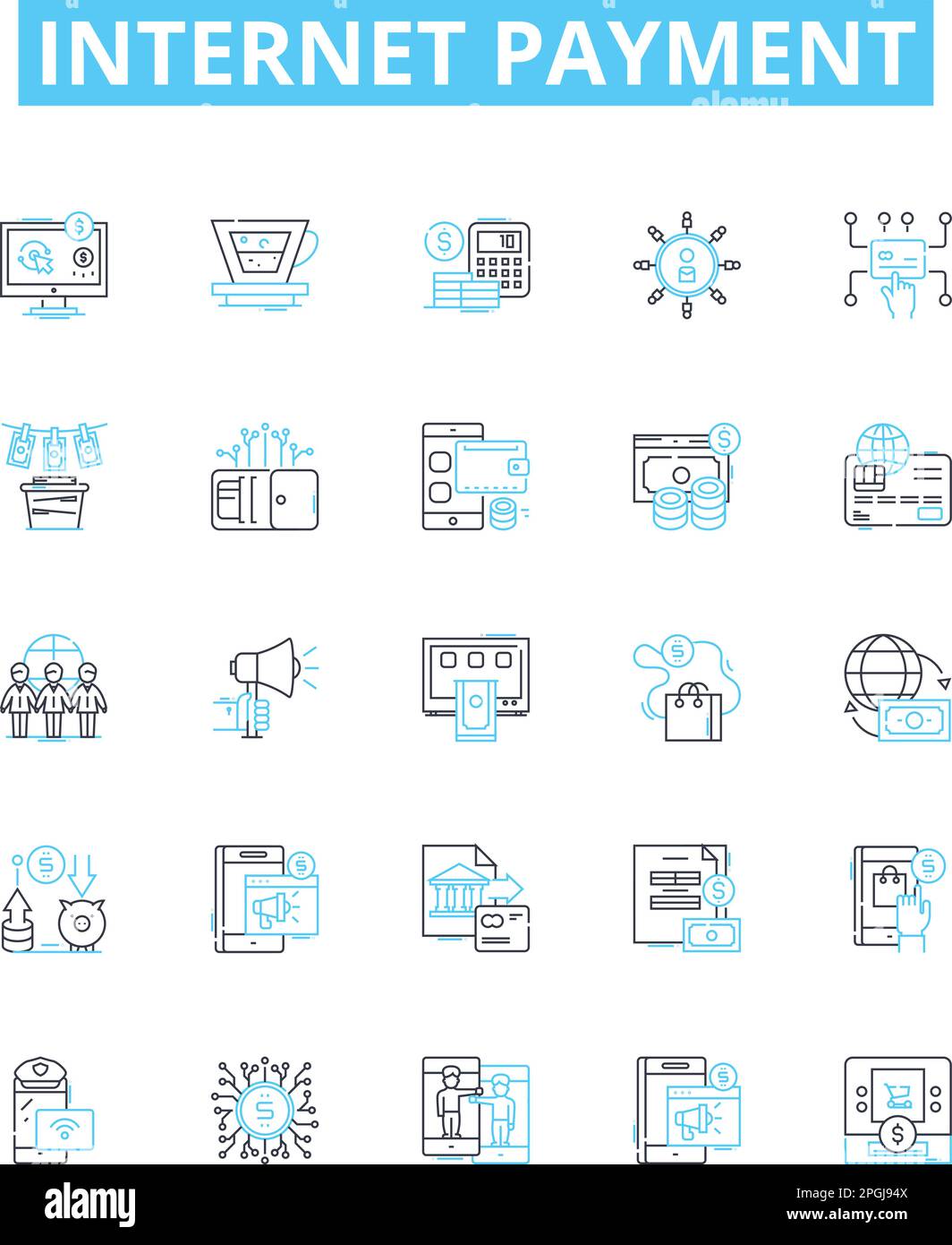 Homebanking Stock Vector Images - Alamy