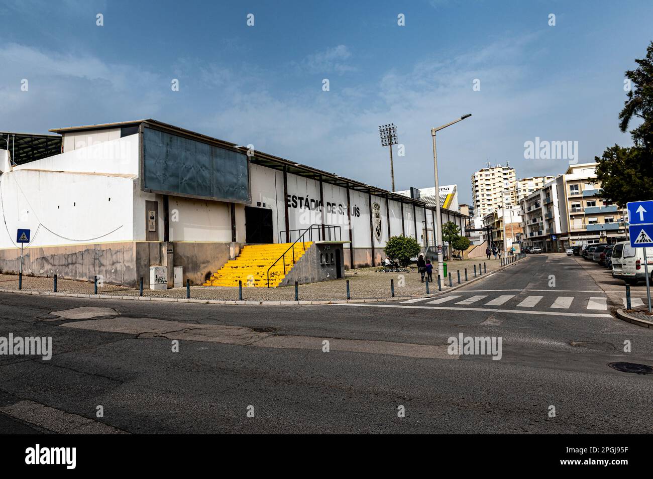 Sao Luis Stadium in Faro Portugal Stock Photo - Alamy