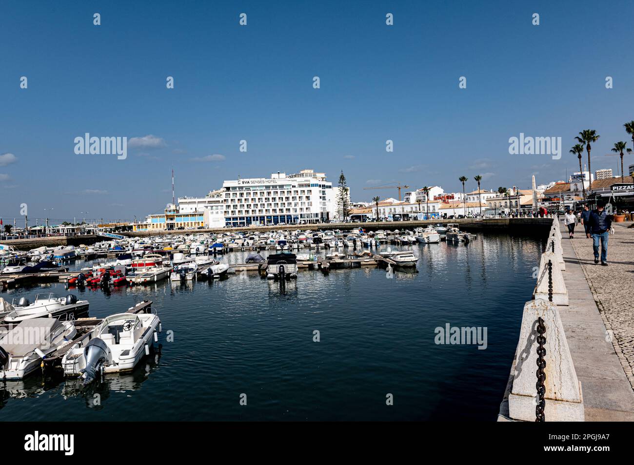 Marina boats harbour faro hi-res stock photography and images - Alamy