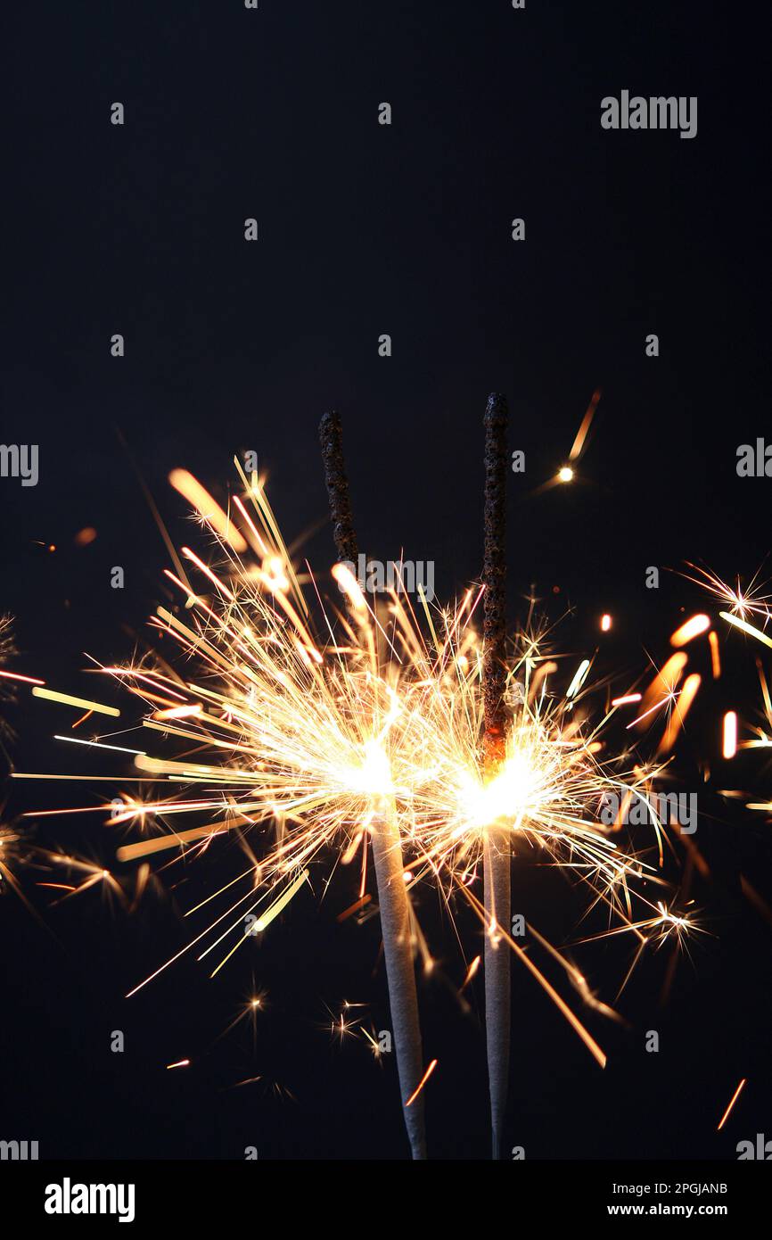 Sparklers burns hi-res stock photography and images - Alamy