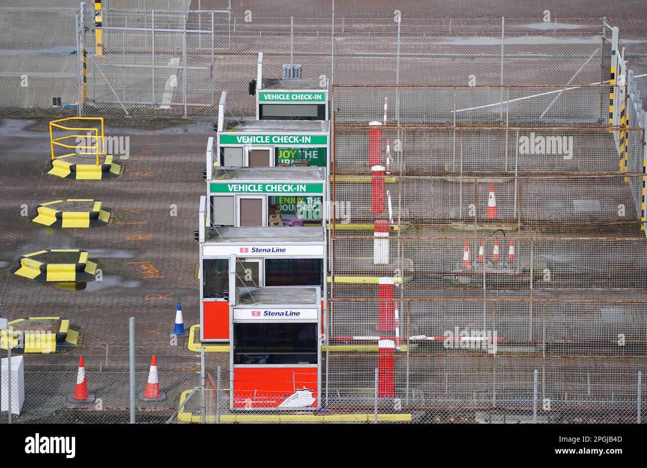 The Port of Holyhead in Anglesey, North Wales. Picture date: Thursday ...