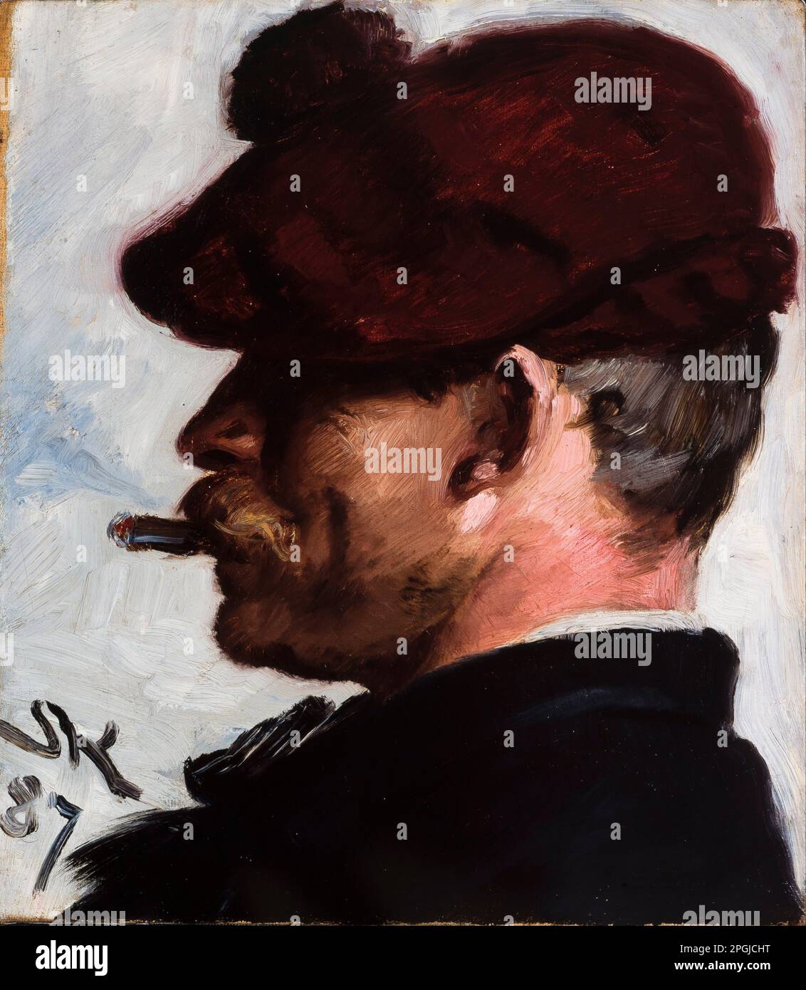 Thorvald Niss 1887 by Peder Severin Kroyer Stock Photo - Alamy