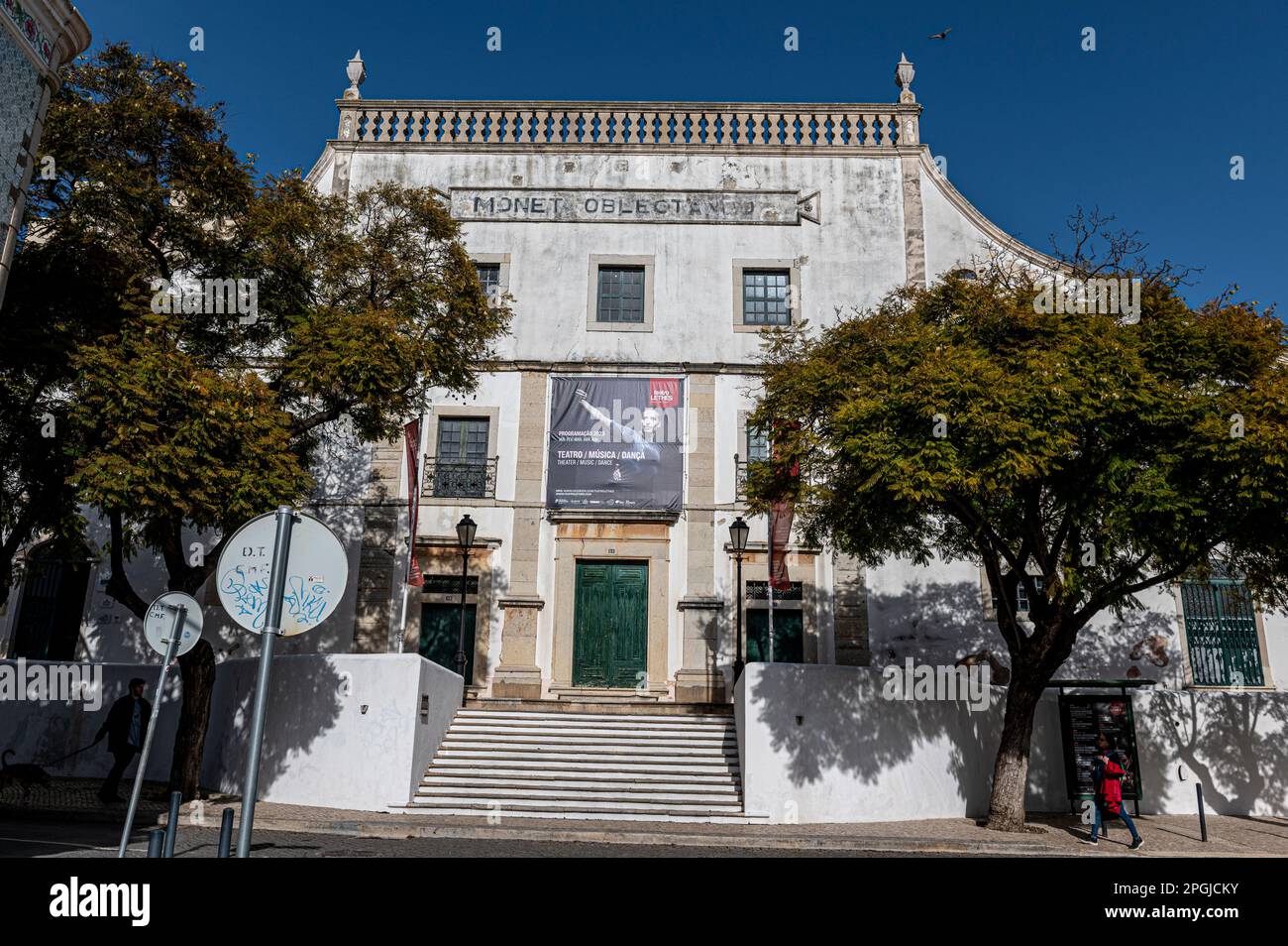 Teatro Lethes, Theatre in Faro P:ortugal Stock Photo - Alamy