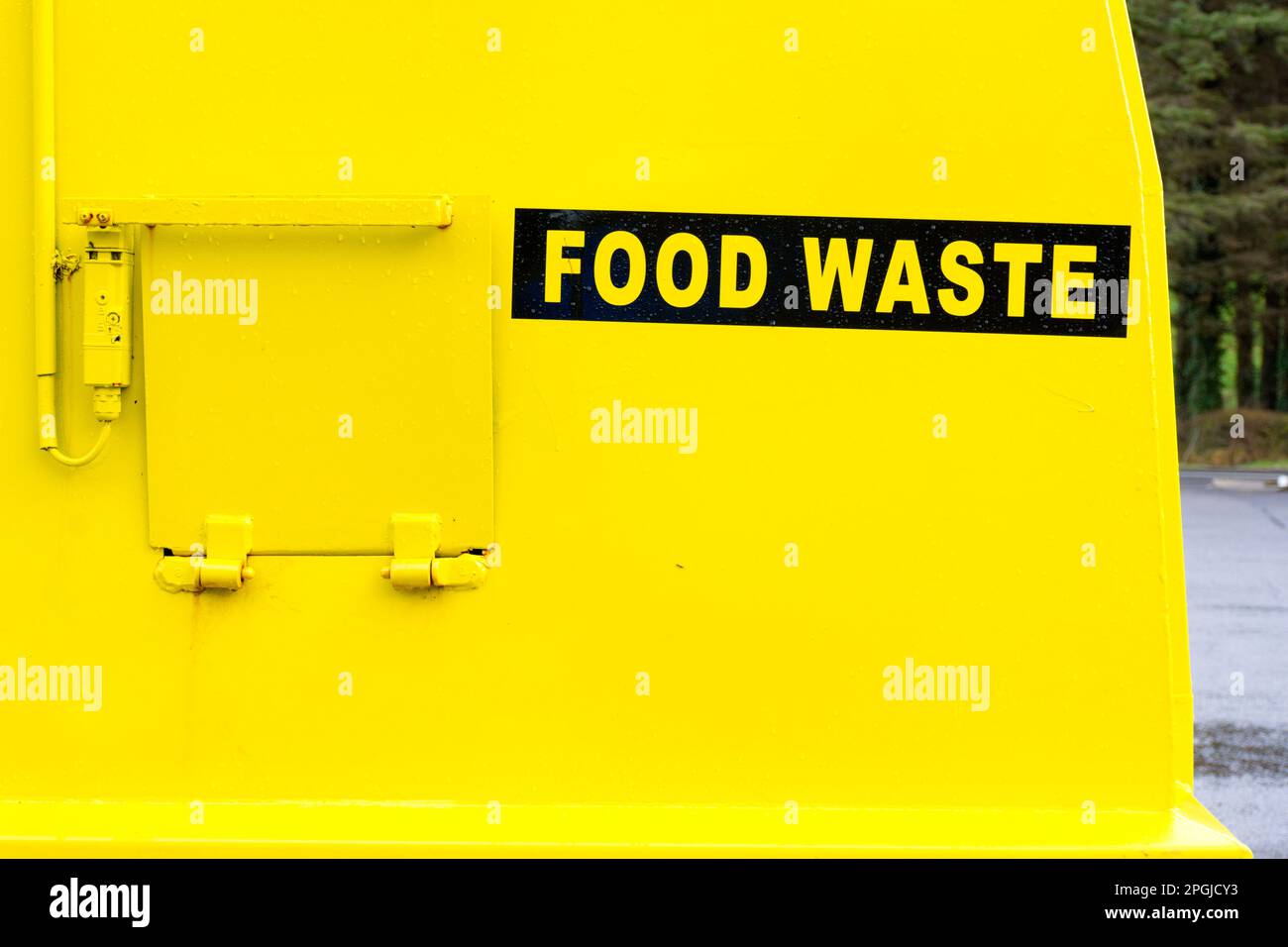 Food Waste section on Bigbin refuse disposal container. Pay-as-you-go ...