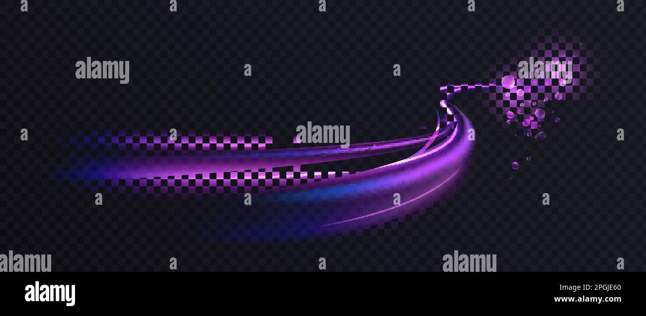 Blur neon curves hi-res stock photography and images - Alamy
