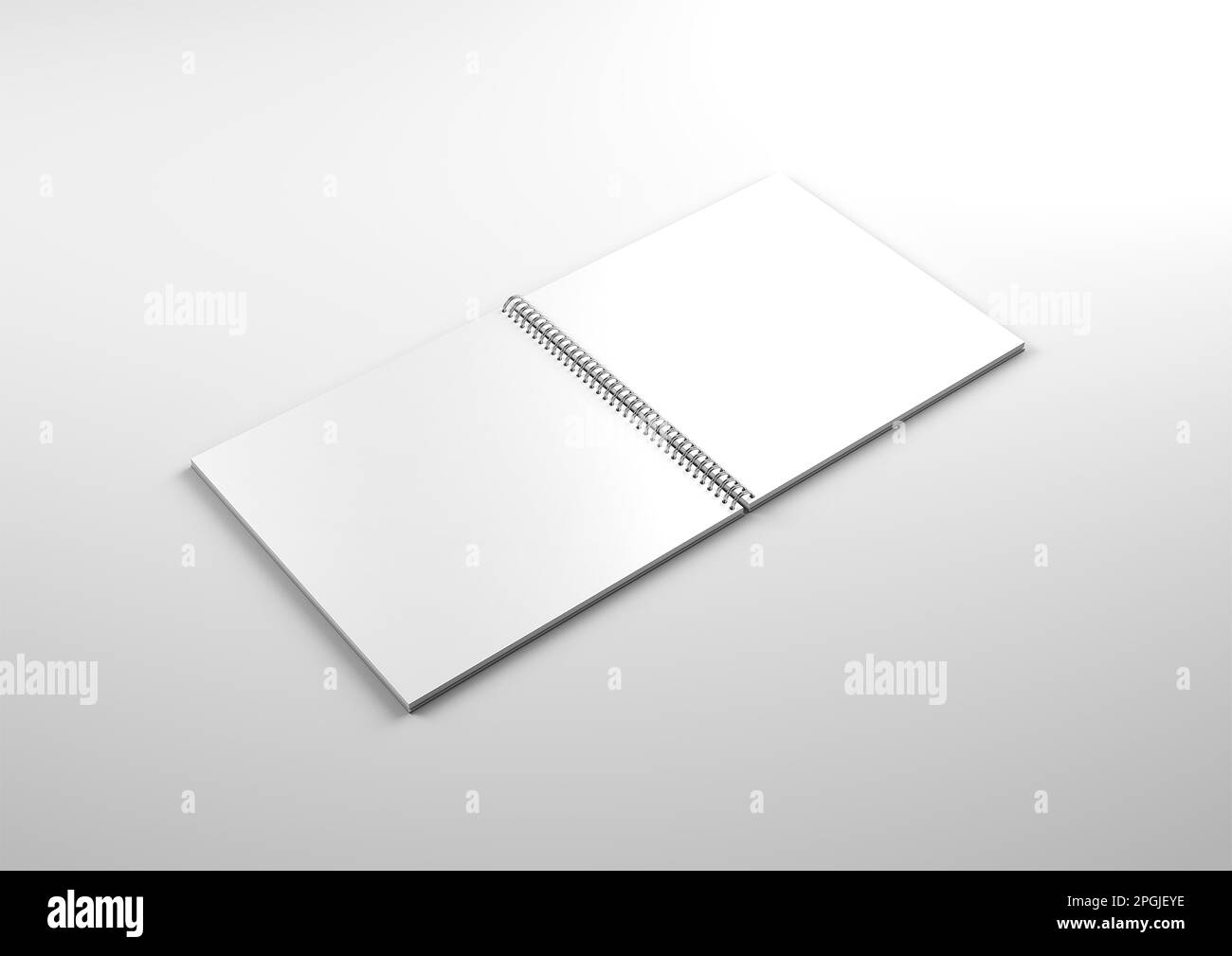Brochure Book Mockup. 3D Rendering Stock Photo - Alamy