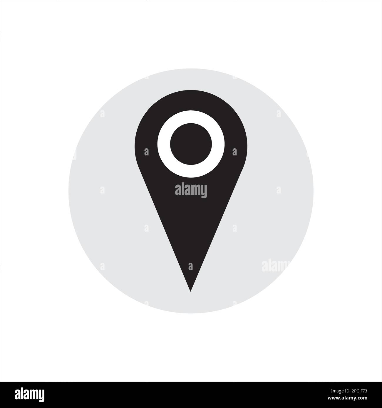 Map Icon Location Symbol Stock Photo - Alamy