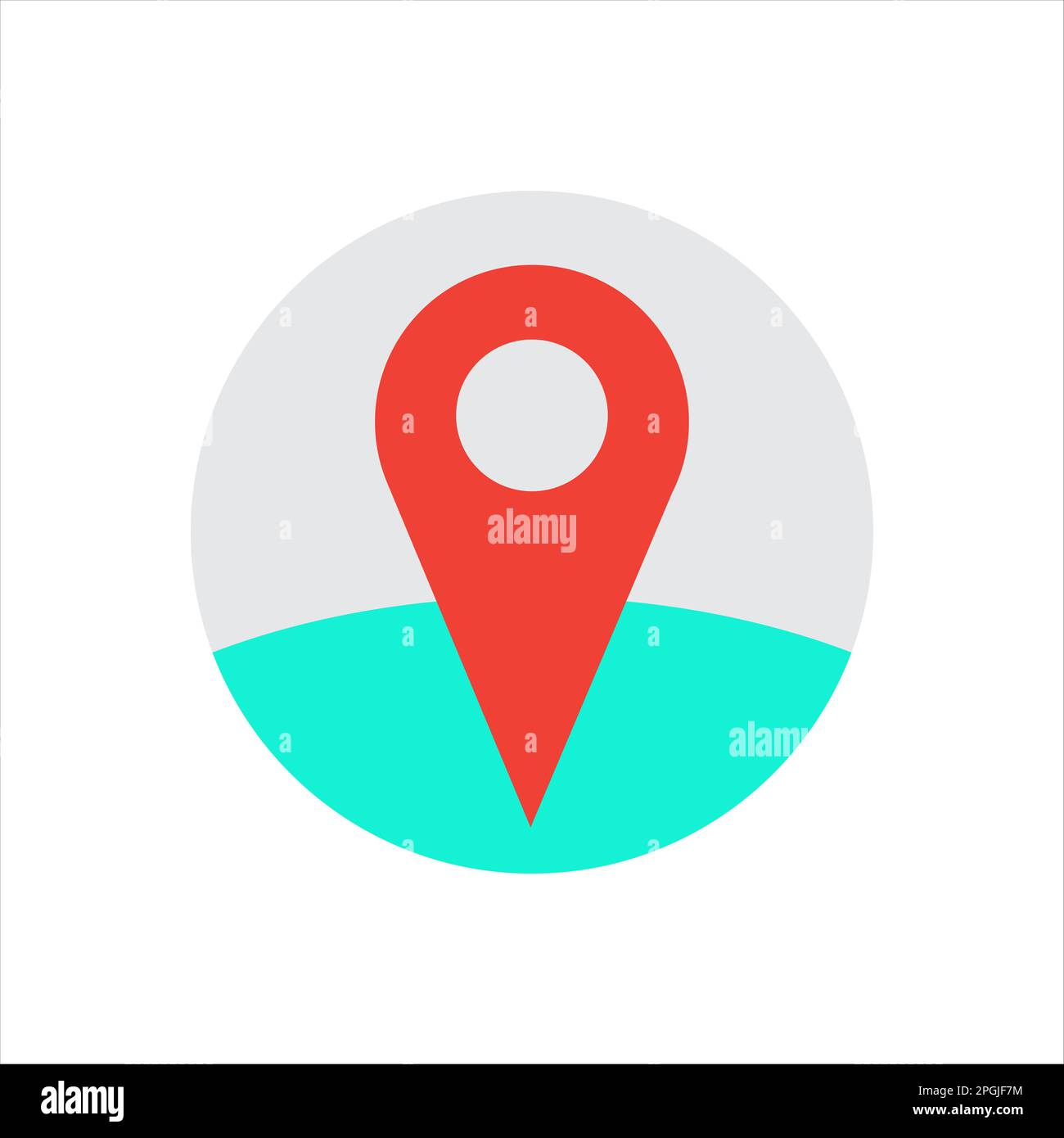 Map Icon Location Symbol Stock Photo - Alamy