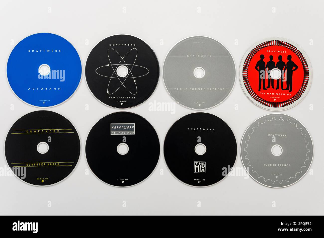 Kraftwerk The Catalogue compact disc box set Stock Photo - Alamy