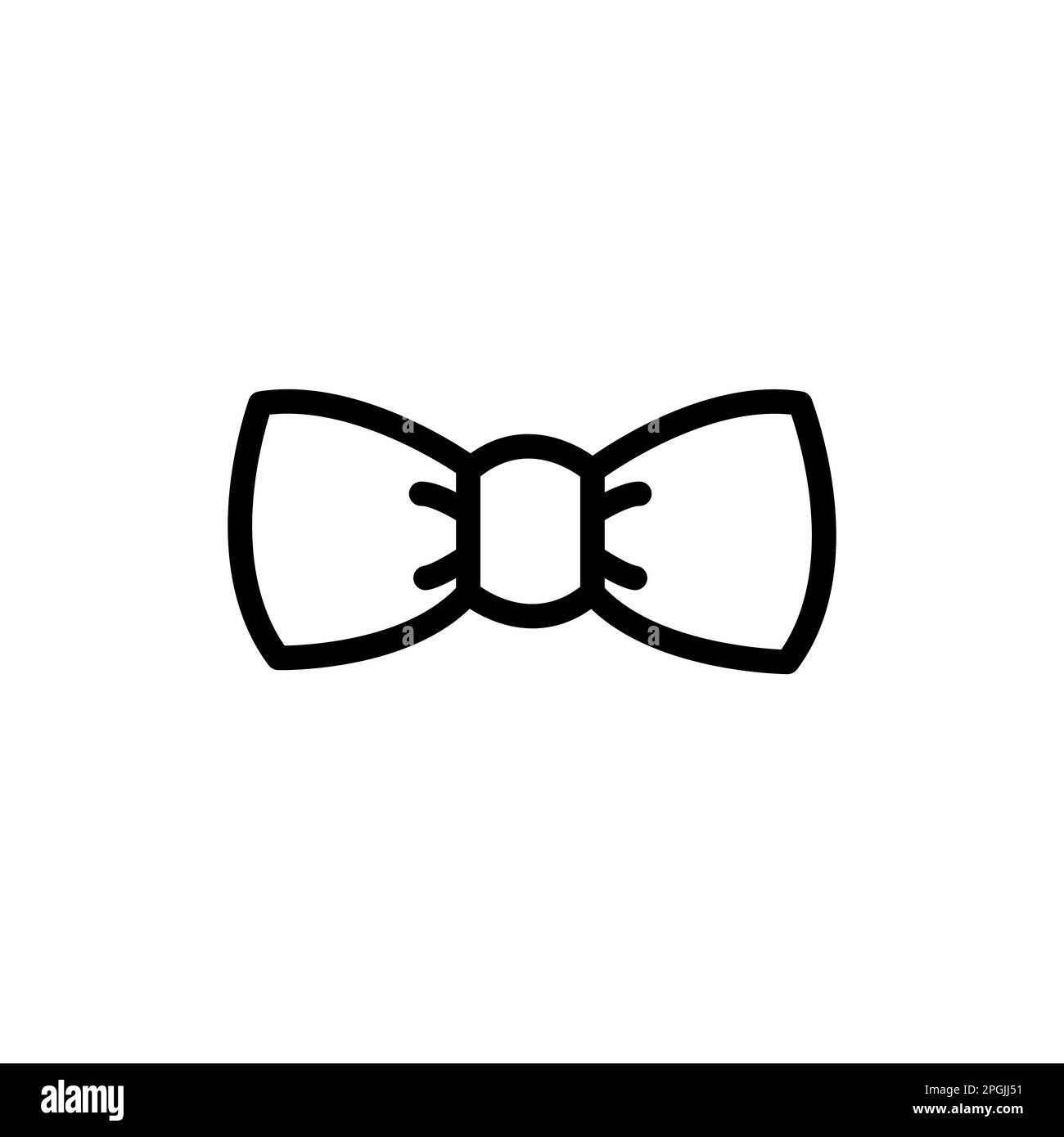 Vector white bow tie Black and White Stock Photos & Images - Alamy