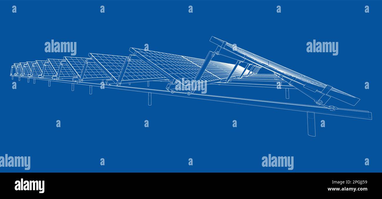 Solar Panel Concept. Vector Stock Vector Image & Art - Alamy