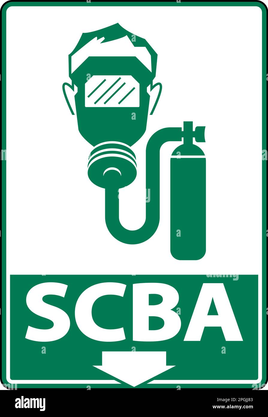 Self-Contained Breathing Apparatus Sign Stock Vector Image & Art - Alamy