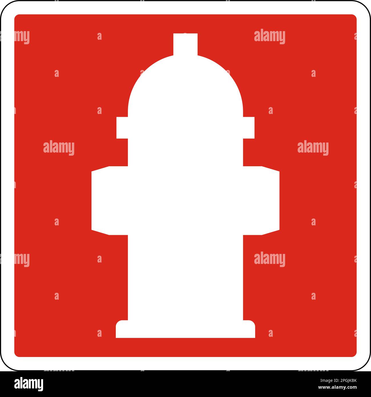 Fire plug sign Stock Vector Images - Alamy