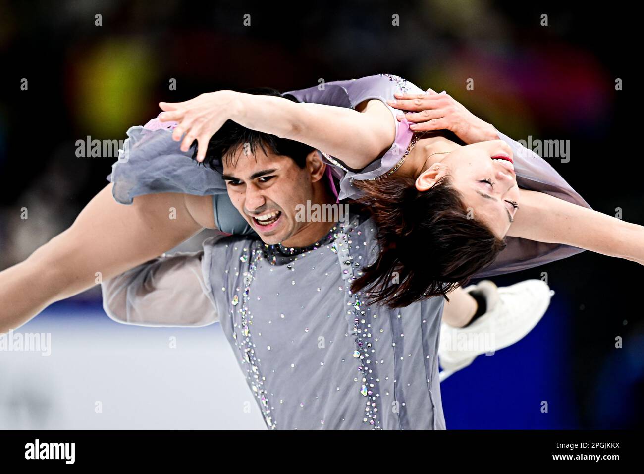 Saitama, Japan. 23rd Mar, 2023. Emily CHAN & Spencer Akira HOWE (USA ...