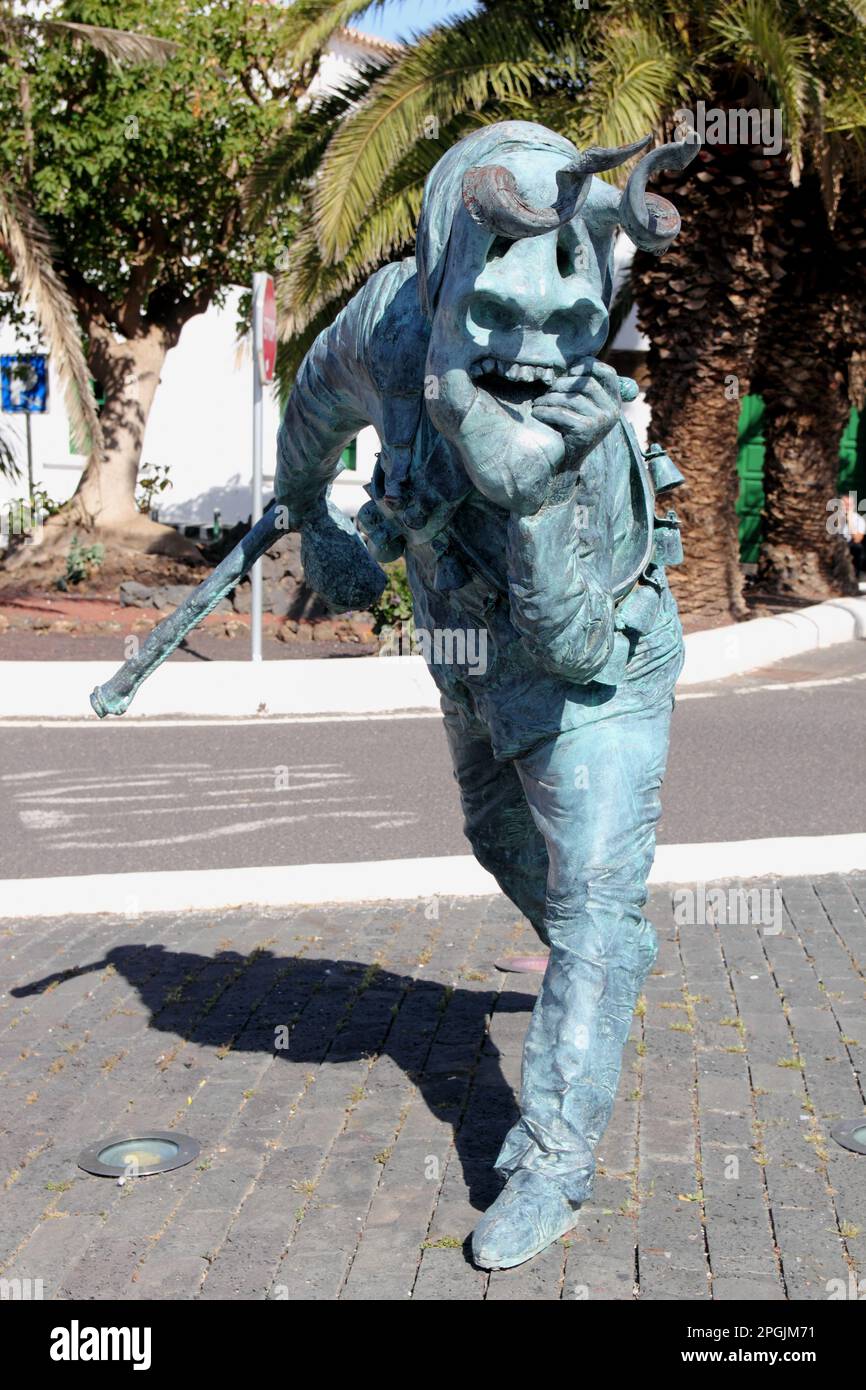 Statue of Elegua el diablillo de Teguise Stock Photo - Alamy
