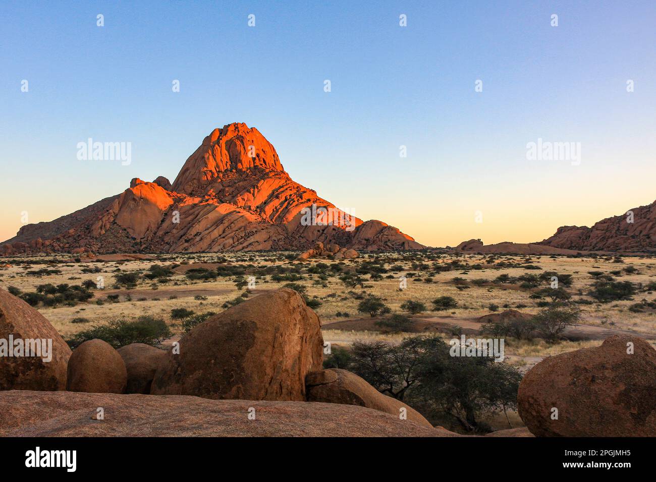 The Spitzkoppe mountain in Namibia Stock Photo - Alamy
