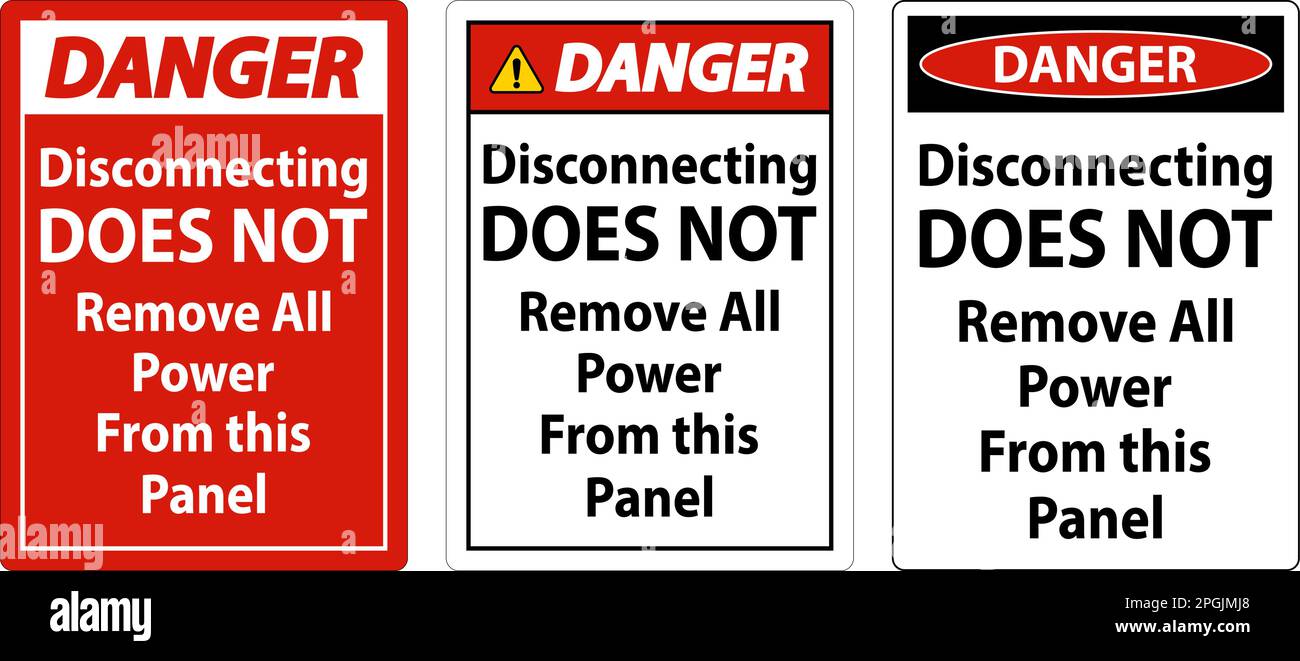 Broken electrical panel Stock Vector Images - Alamy