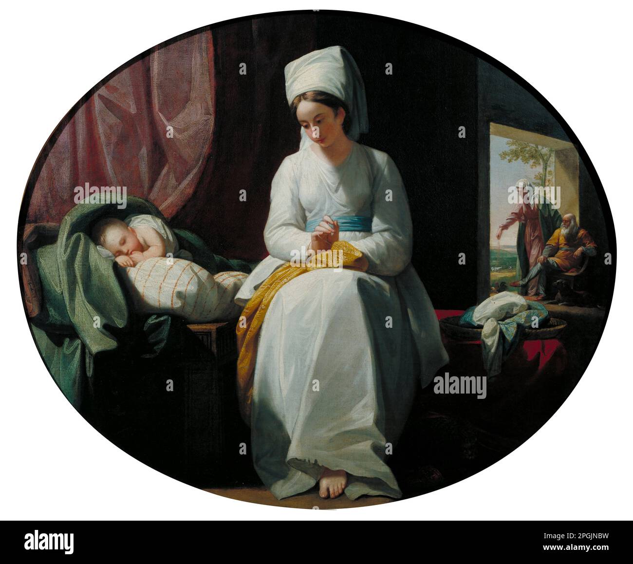 The Golden Age 1776 by Benjamin West Stock Photo - Alamy