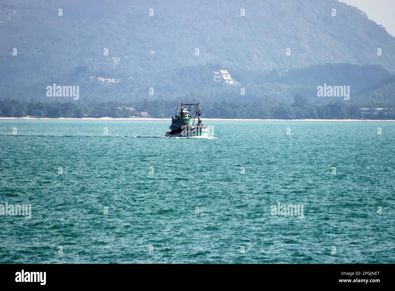 Marine fishing. Thai seiners in the South China Sea Stock Photo - Alamy