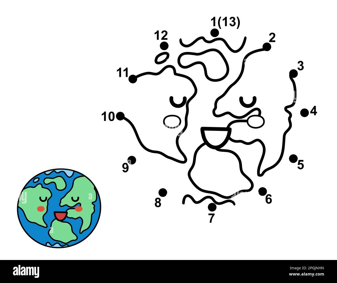 Special Earth Day Dot To Dot Printable Worksheet Connect The Dots