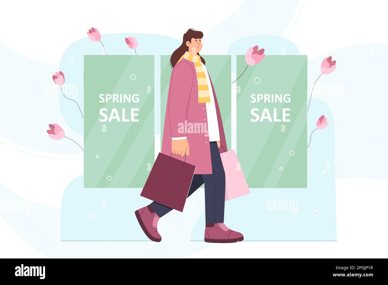 Spring customer Stock Vector Images - Alamy